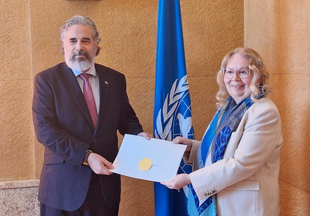 Embajador Rodolfo Benítez Verson presenta cartas credenciales como Representante Permanente de ...