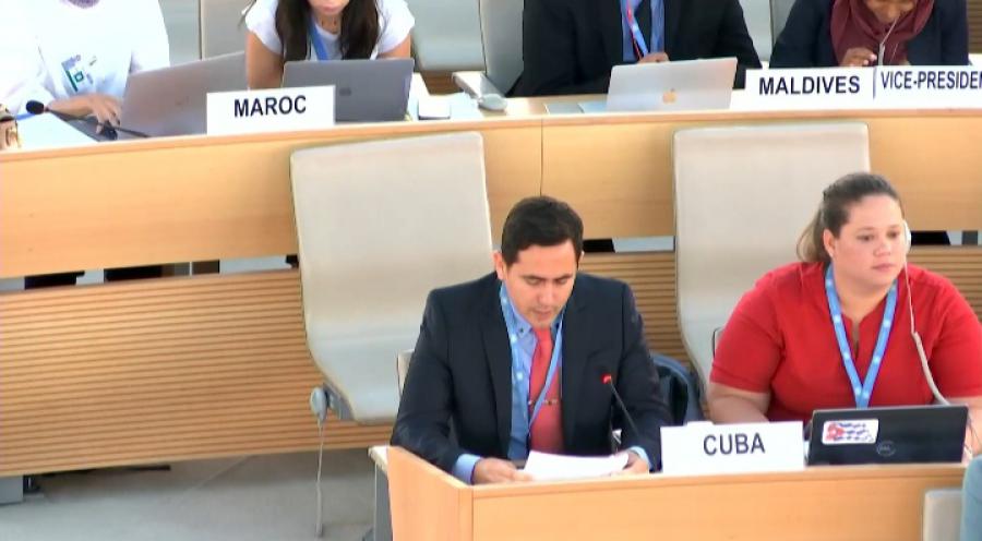 Interviene La Delegación Cubana En El Diálogo Interactivo Con La